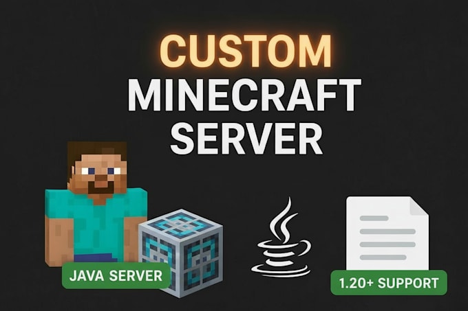 Setup a custom minecraft server by Dotwindotzel | Fiverr