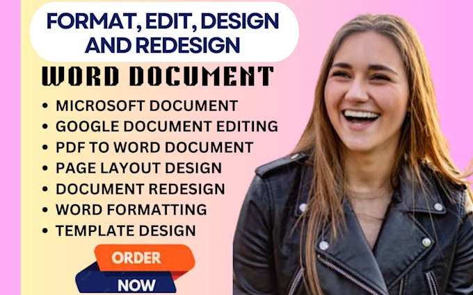 Design and format microsoft word document professionally by Nuel ...