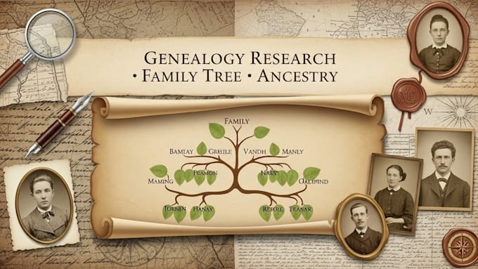 Trace your family tree history and create a detailed genealogy report ...