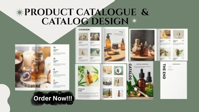 Design editable product catalog, digital brochure catalogue magazine ad ...