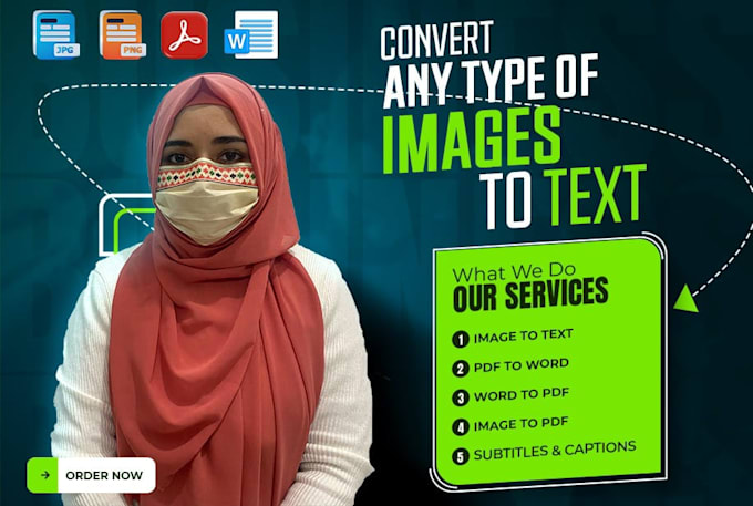 Convert any types of images to text by Shanaams | Fiverr