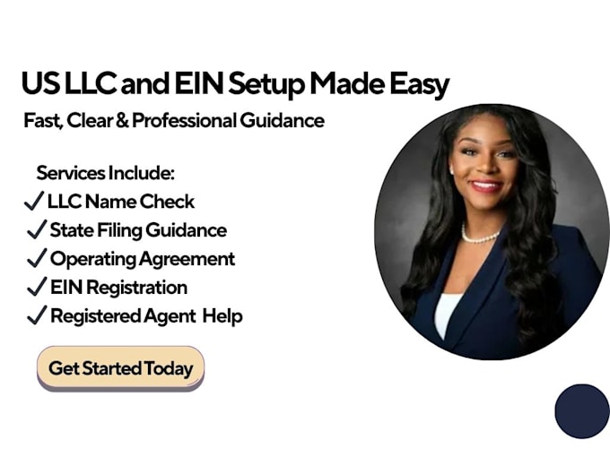 Handle your us llc registration and ein setup by Maya_collins195 | Fiverr