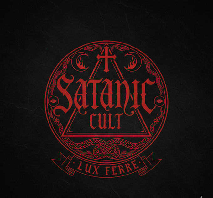 Make a satanic occult typography logo by Barbara_morton | Fiverr