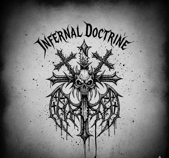 Design a band logo with inverted crosses by Barbara_morton | Fiverr