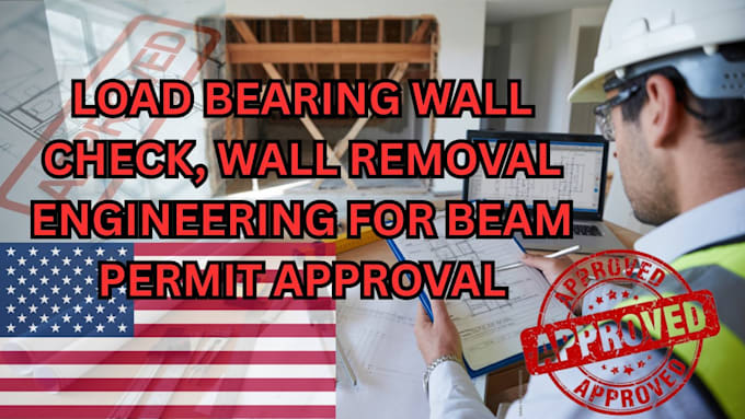 Load bearing wall check, wall removal engineering for beam permit ...