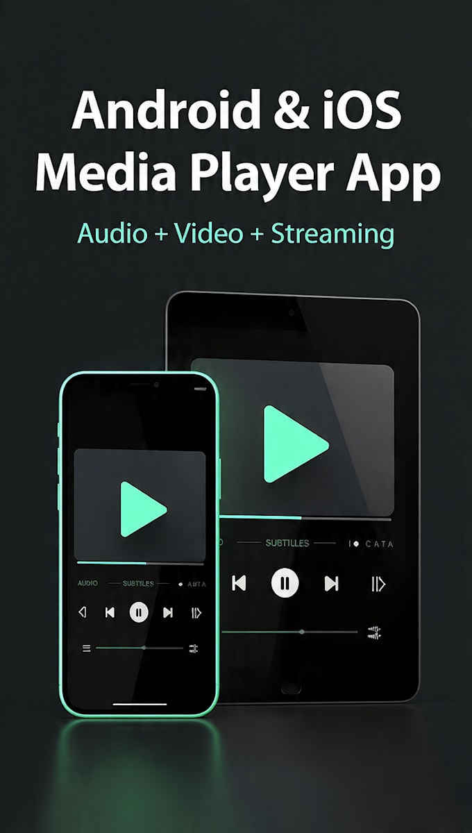 Build a professional media player app by Goldfishproduct | Fiverr