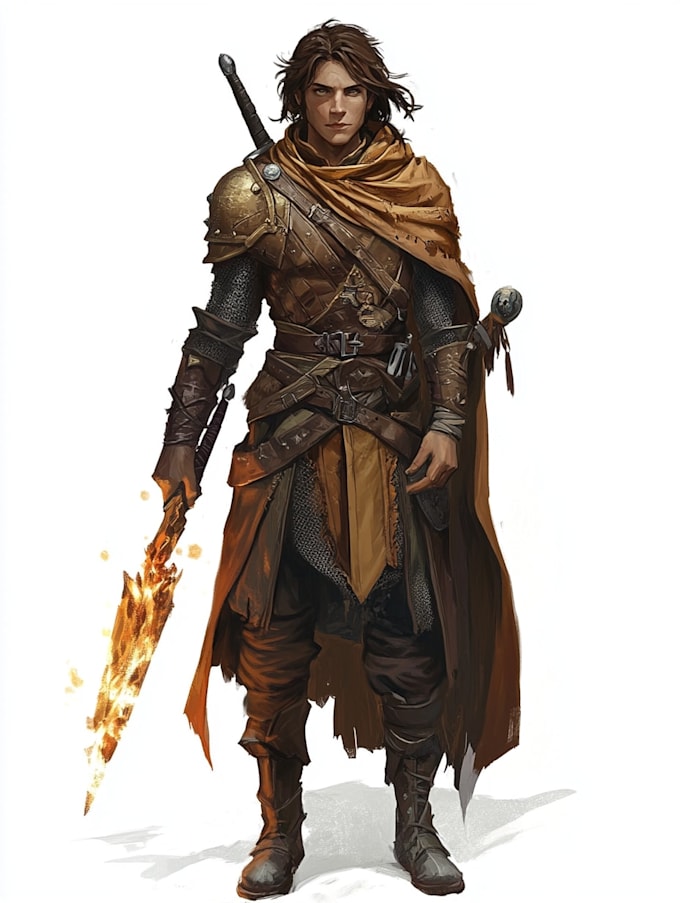 Dnd, fantasy character and dnd character by Jeanmayes | Fiverr