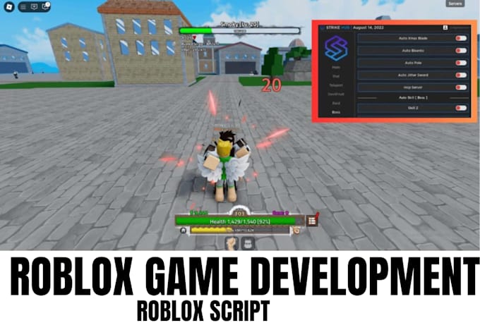 Escribir script de roblox, roblox scripter, ai, lua scripter, gui, obby ...