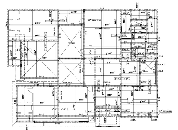 Do structure drawing for you by Ahmed_mughal_01 | Fiverr