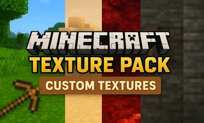 Create minecraft texture pack minecraft resource pack by Excellent_t | Fiverr