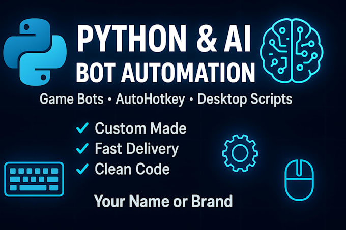 Créer des bots ai en python, script autohotkey et script d'automatisation