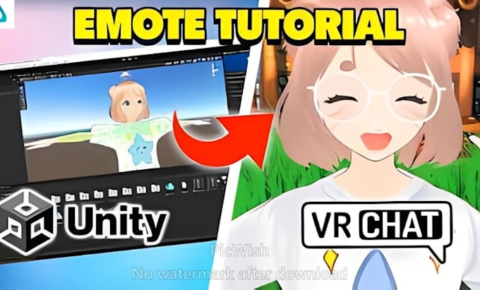 Configuration d'avatar vrchat, correction unity, optimisation du modèle vrchat, expressions ...