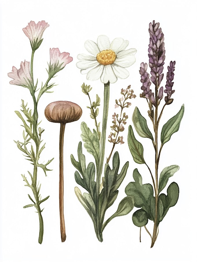 Draw a botanical illustration by Lancegarysdtr | Fiverr