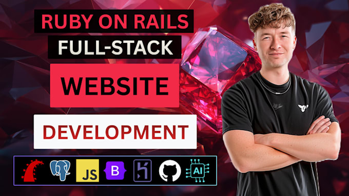 Do full stack app mvp, ai web application, website development on ruby ...