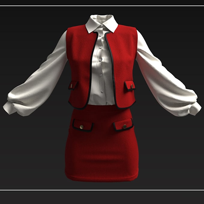 Create 3d clothing and avatars for second life with high quality ...