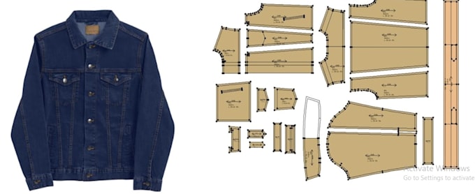 Create custom garment sewing pattern with multi size, grading and ...