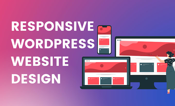 Create responsive wordpress website design by Web__dev | Fiverr