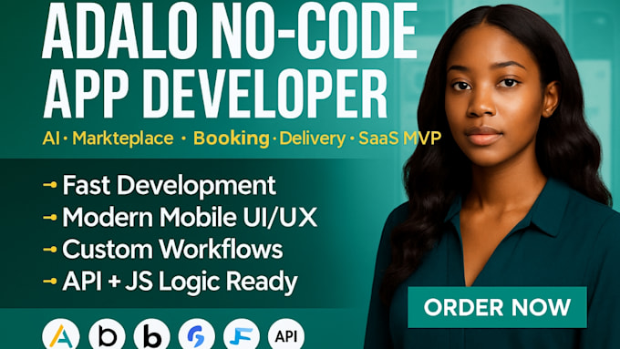 Build adalo no code app using adalo, bubble io, glide flutterflow ...