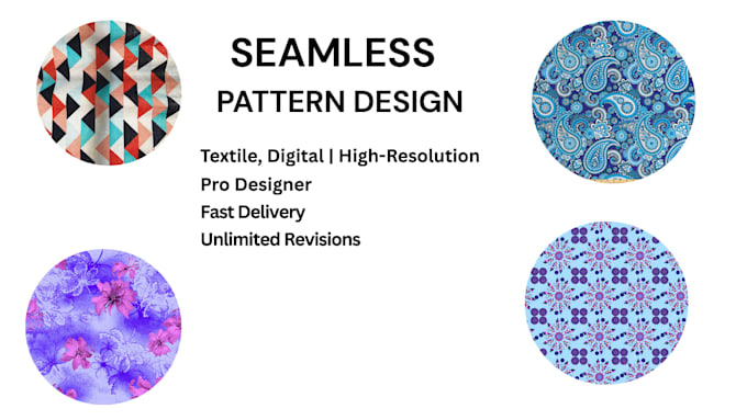 Create seamless pattern design for textile, fabric prints by ...