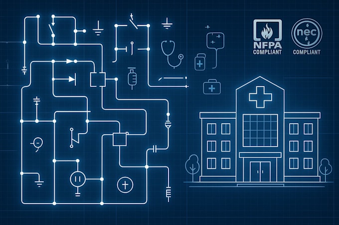 Do complete electrical drawing with nfpa and nec code in houston tx by ...