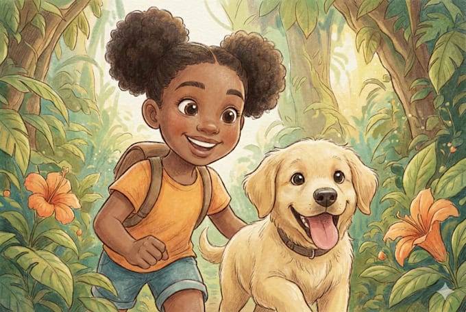 Childrens picture book illustrator children story book illustration ...
