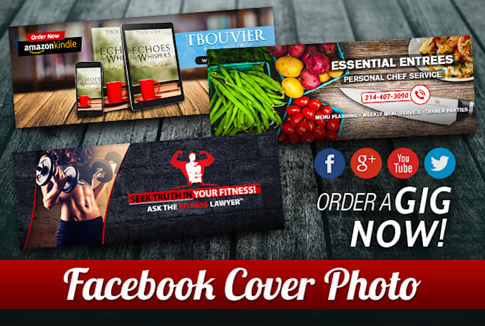 Design a professional facebook, twitter, cover, ad by Mooiart | Fiverr