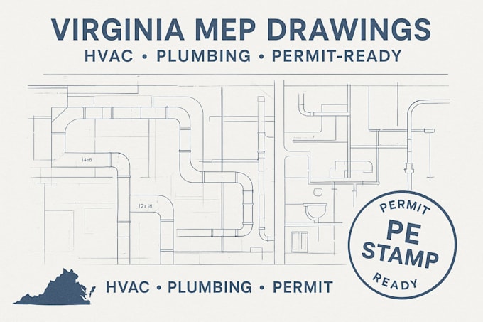 Projetar desenhos mep da virginia, aprovação de licença para layouts de ...