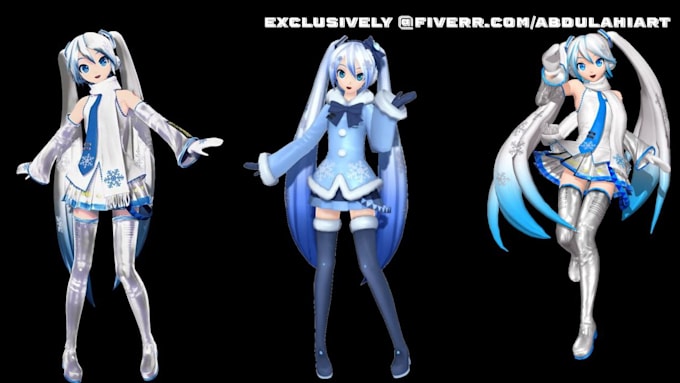 Configura, edita y arregla tu modelo 3d para mmd, vrchat, warudo, ue5 ...