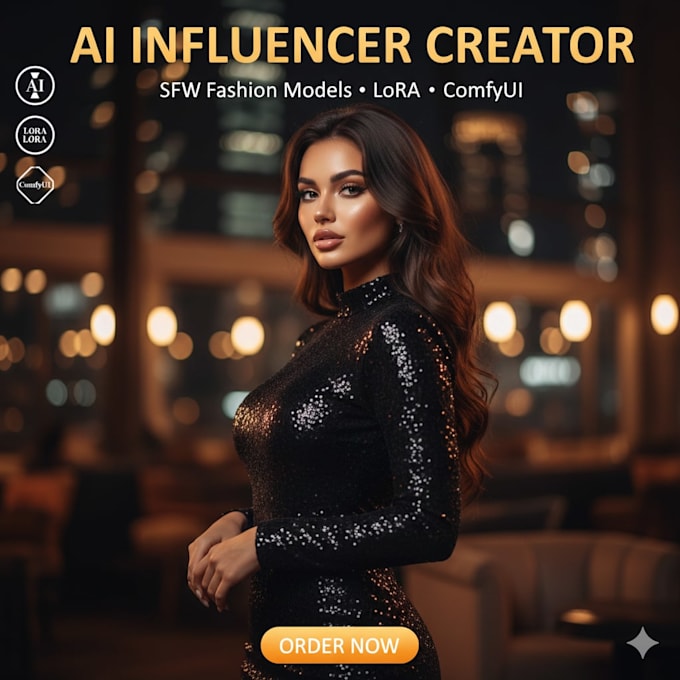 Create sfw ai influencer, ai model, lora training and comfyui workflows by Staffordpro | Fiverr