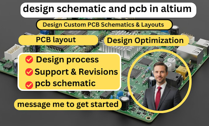 Design schematic and pcb in altium,eagle,pads, kicard by Benjami2001 ...