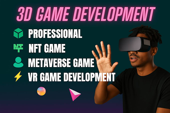 Professional 3d game, nft game, p2e game, metaverse game,and vr game ...