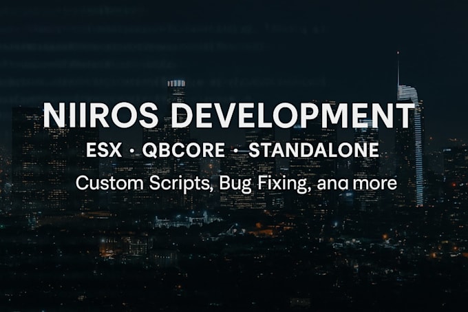 Be your fivem developer for scripts or server setup by Niiros | Fiverr