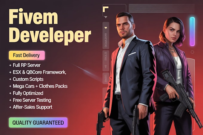 Create custom fivem scripts and addons for qbcore and esx servers by ...