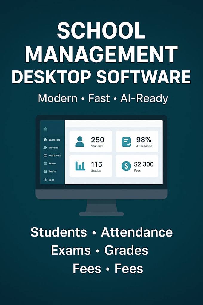 Build a modern school management desktop application for your ...