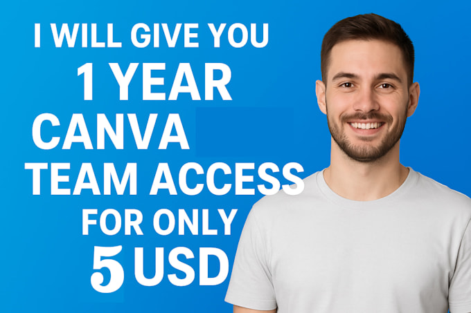 Give you 1 year canva pro team access for just 5 usd by Adryadry4141 ...