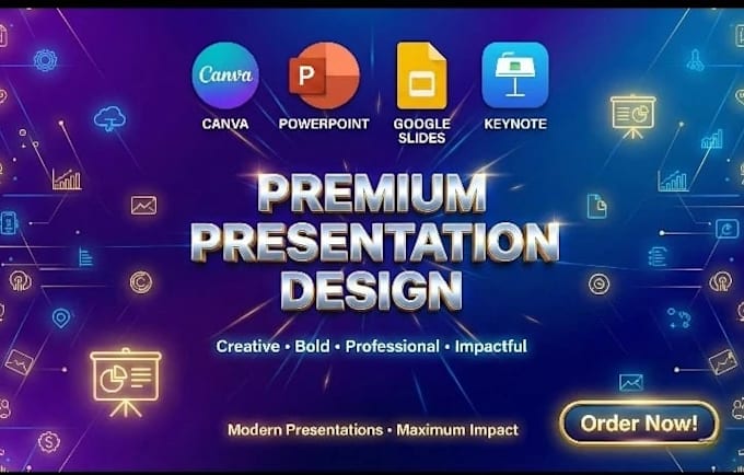 Do create powerpoint canva google slide or keynote by Shekina5 | Fiverr