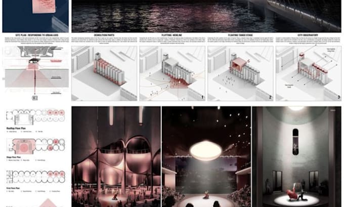 Design architectural presentation board panels posters by Eklawrence ...