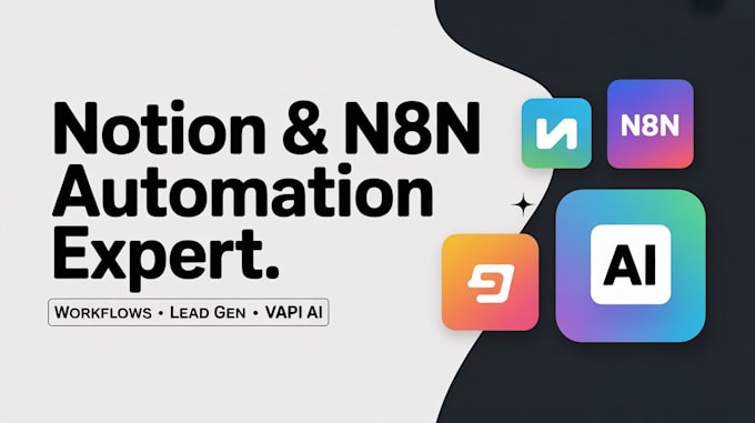 Automatiser modèle notion workflow n8n expert n8n génération de leads n8n tutor vapi ai