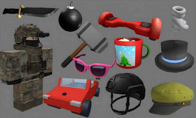 Design 3d roblox ugc accessories roblox game 3d ugc model, roblox ...