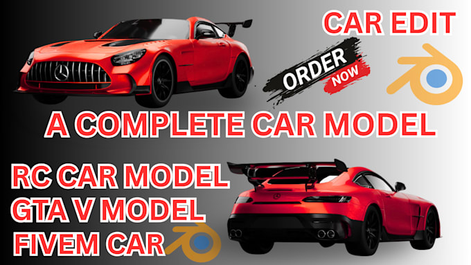 Render high poly 3d vehicle models for rc car, gta v, fivem for 3d ...