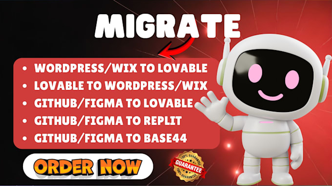 Github to lovable, replit, bolt, supabase, lovable to wordpress ...