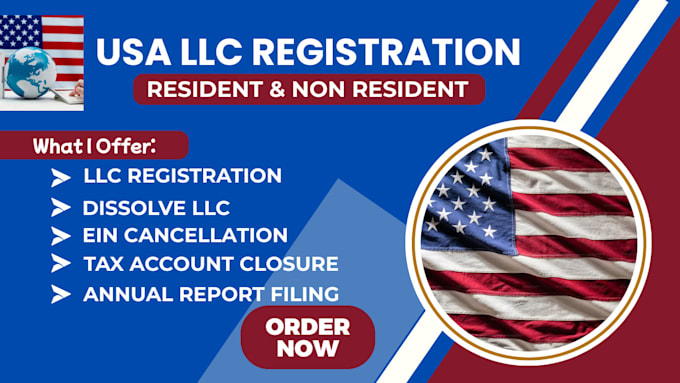 Register or dissolve your us llc, close ein, apply for itin, and file ...