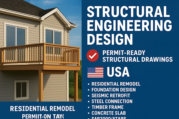 Structural engineering design residential remodel permit ready ...