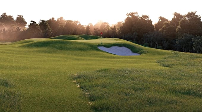 Revamp 3d golf course, putting green, golf hole, golfbays, bunkers, cgi ...