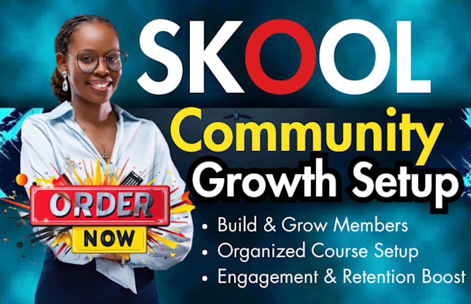 Skool community growth skool setup service course setup membership ...