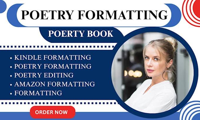 Do poetry formatting, poem formatting, poetry design, poetry book ...