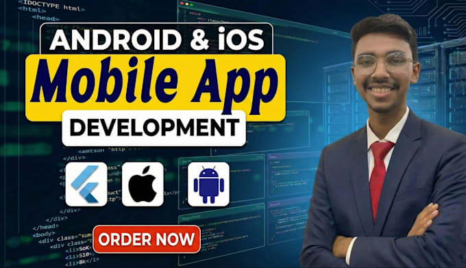 Develop Custom Android And Ios Mobile App Using Flutter By Ronyjaman