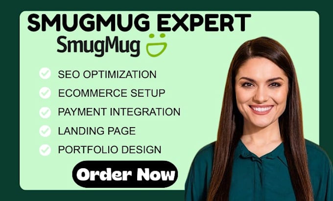 Build your custom smugmug websites smugmug landing page by ...