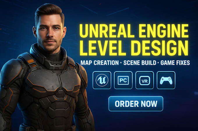 Create unreal engine level design, map creation, scene build and game ...