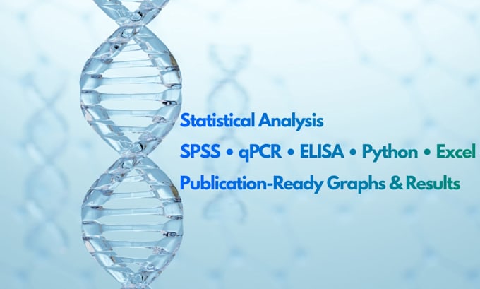 Analyze qpcr elisa wb data and perform spss statistics by Apeiron01 ...